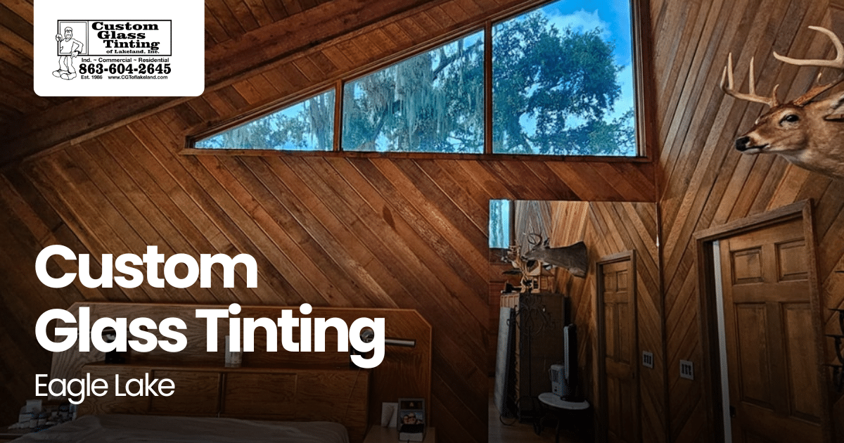 Boost Eagle Lake Homes with Custom Window Tint Solutions