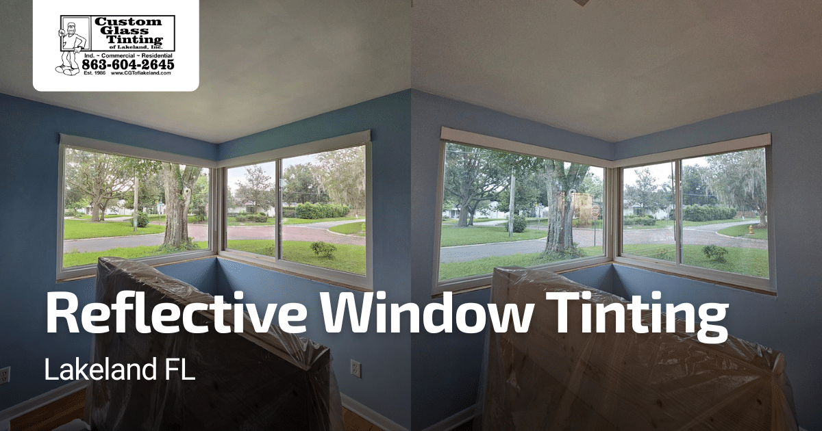 Reflective Window Tint Installation for Privacy in Lakeland