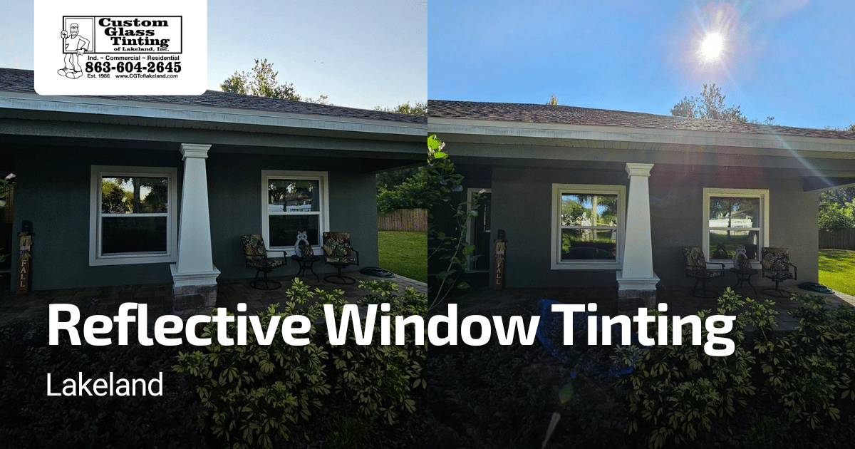 Reflective Window Tint Installation